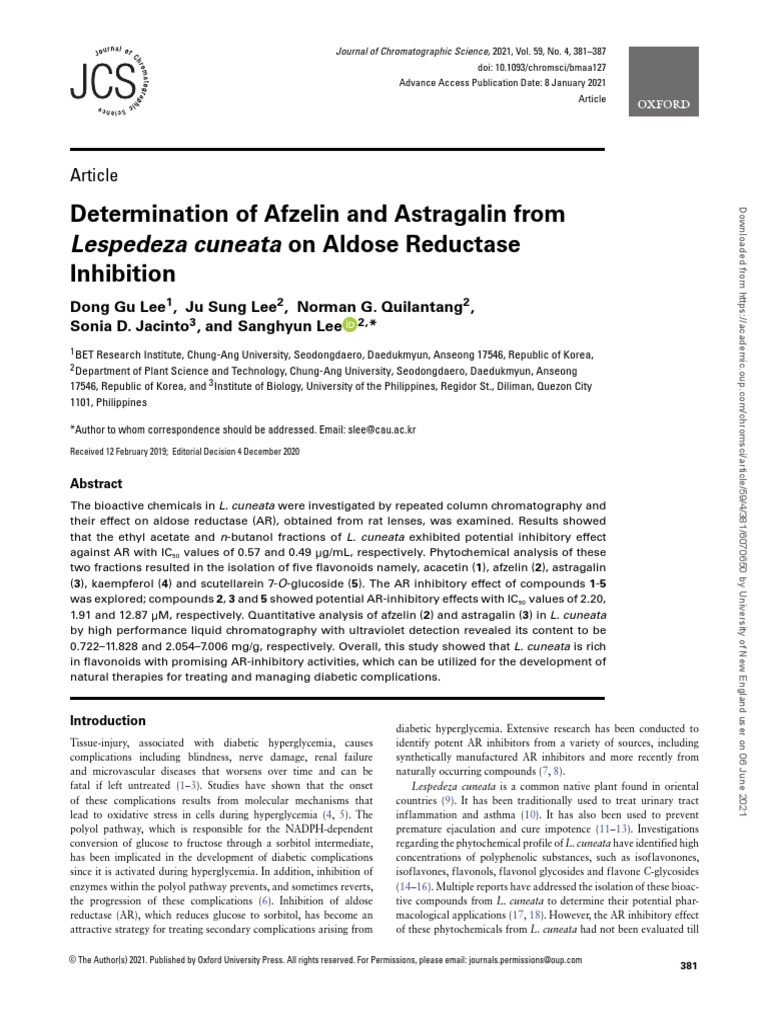 Determination Of Afzelin And Astragalin From Pdf High Performance