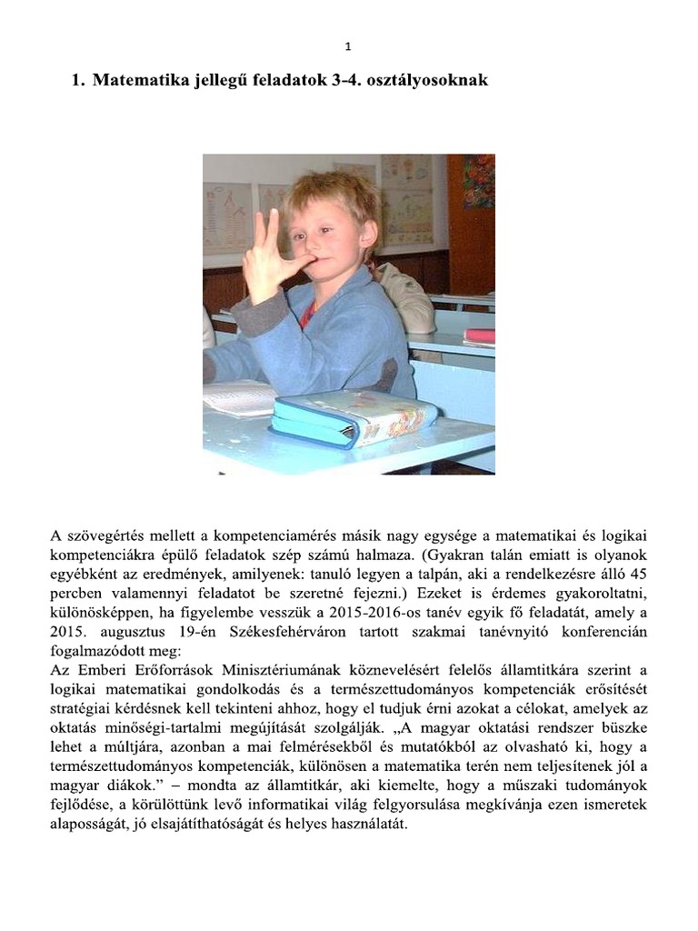 Matek Feladatlap Alaki, Helyi, 1000 Számkor | PDF