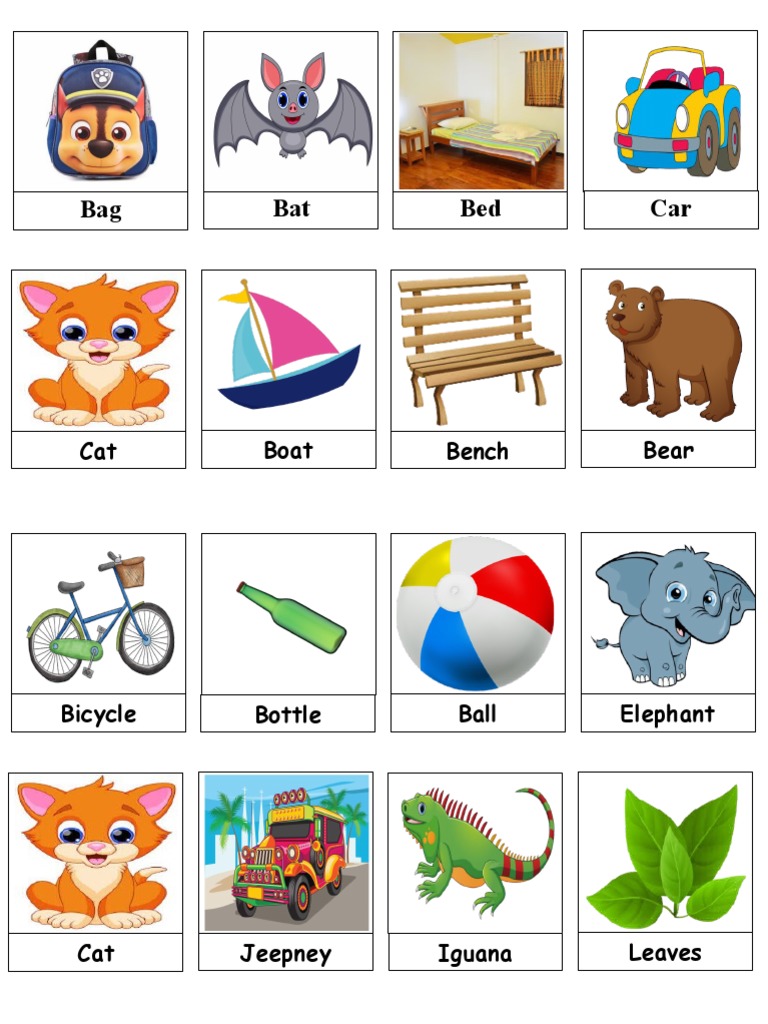 Pictionary Layout | PDF