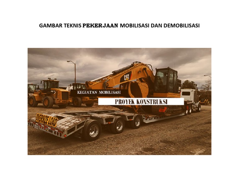 Gambar Teknis Mobilisasi Dan Demobilisasi | PDF