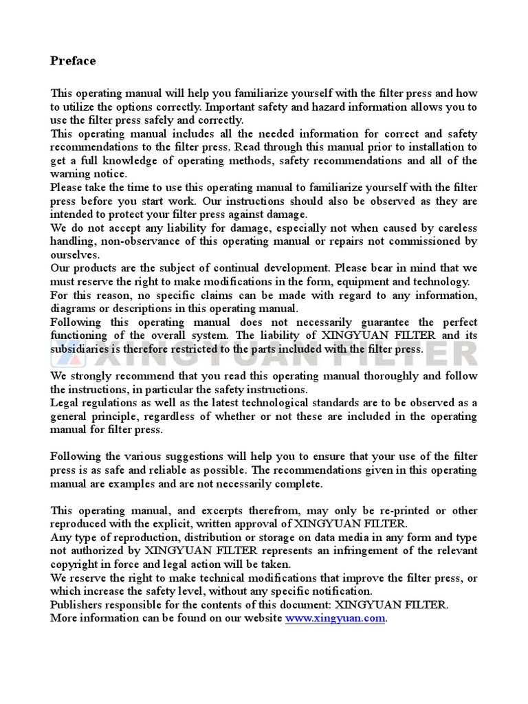 Operation and Installation Manual | PDF