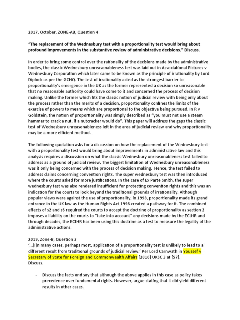 Proportionality Sample | PDF