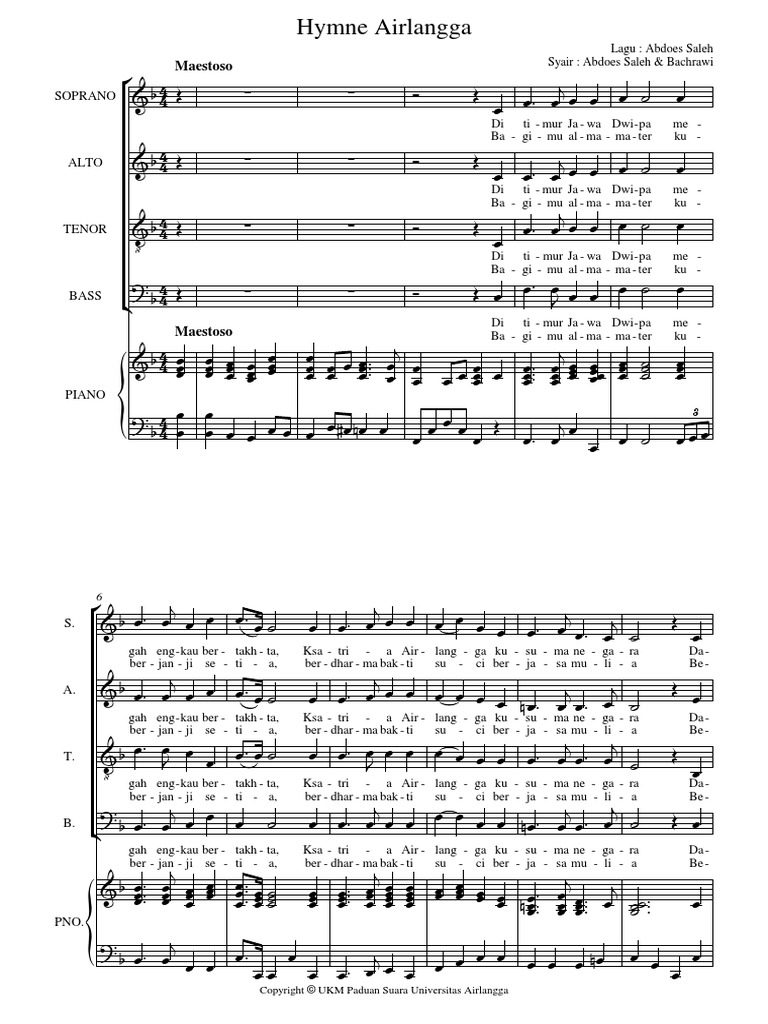 3475 Hymne Airlangga | PDF