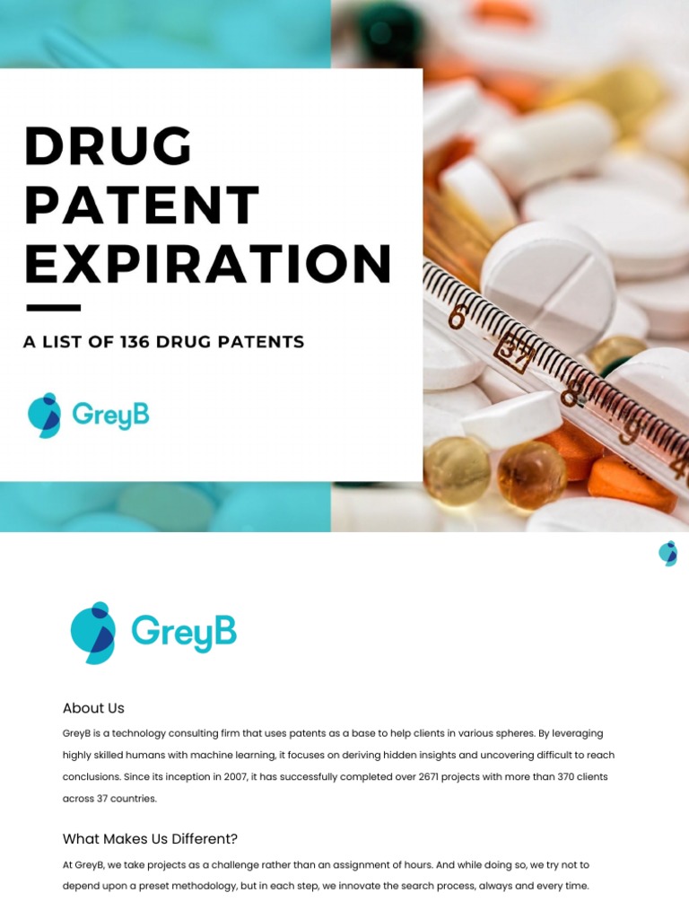 Drug Patents Expiring 2021-2025 List | PDF | Generic Drug | Drugs