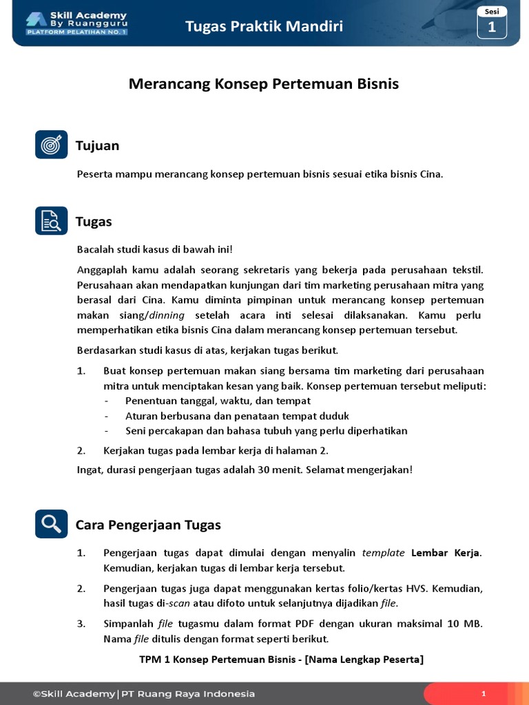 Raksa Rafi Andika TPM1 | PDF