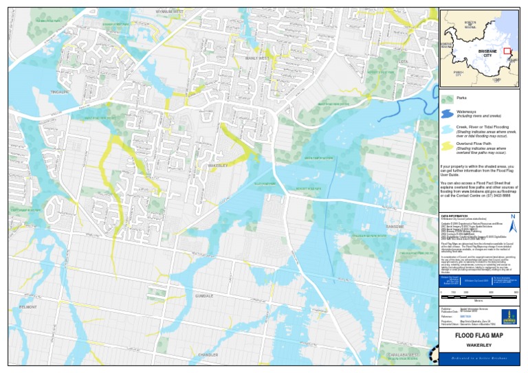 Flooding Wakerley Flood Flag Map | PDF | Visualization (Graphics ...