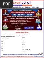 TOP 50 Linear Seating Arrangement Questions | PDF | Social Science