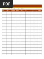 Diesel Fuel Log Sheet | PDF