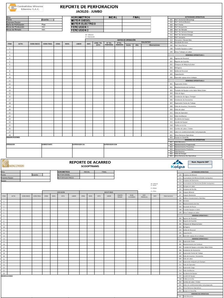 Reporte JUMBO A4 (Autocopiable) | PDF