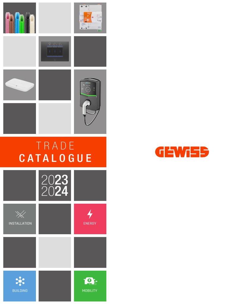 Gewiss Trade Catalogue 2023 2024 | PDF