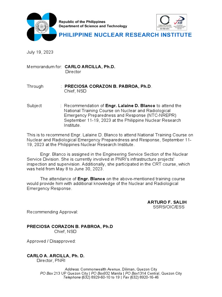 NT CN Re PR Recommendation Letter | PDF