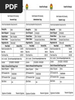 Post Office NSC Form | PDF