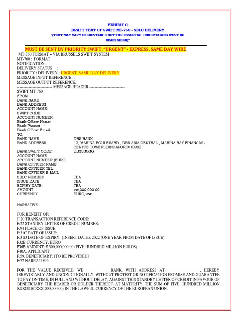 Dbs Singapore Mt760 Verbiage For Mxtf Platform Pdf