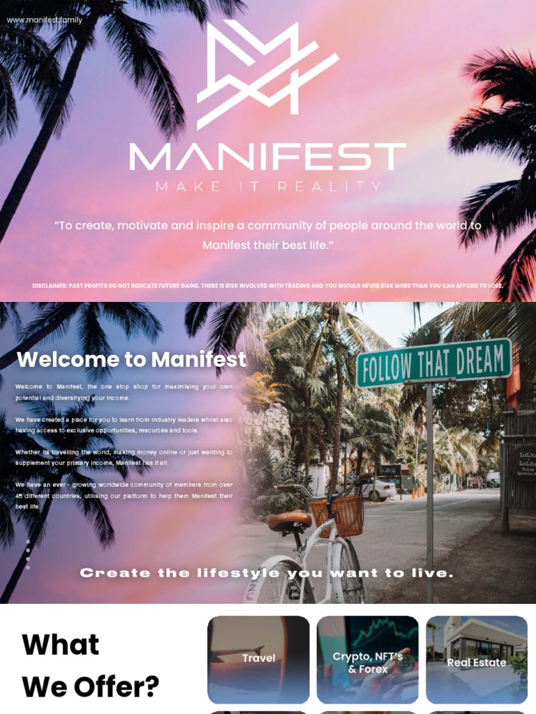 "Manifest: Global Wealth & Lifestyle Hub" | PDF | Business | Law