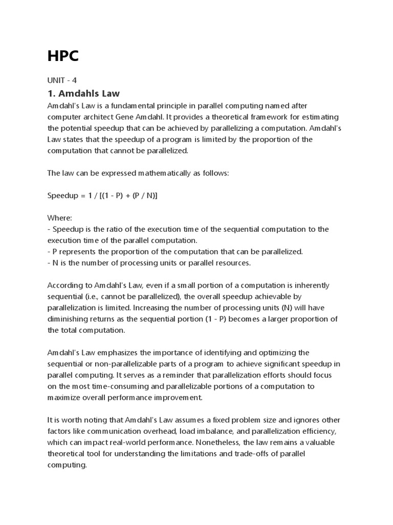 SPPU High Performance Computing | Download Free PDF | Parallel Computing | Machine Learning