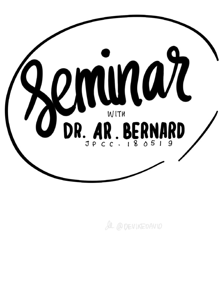 Seminar With Ar Bernard | PDF