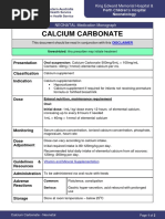Calcium Gluconate Administration Guide | PDF