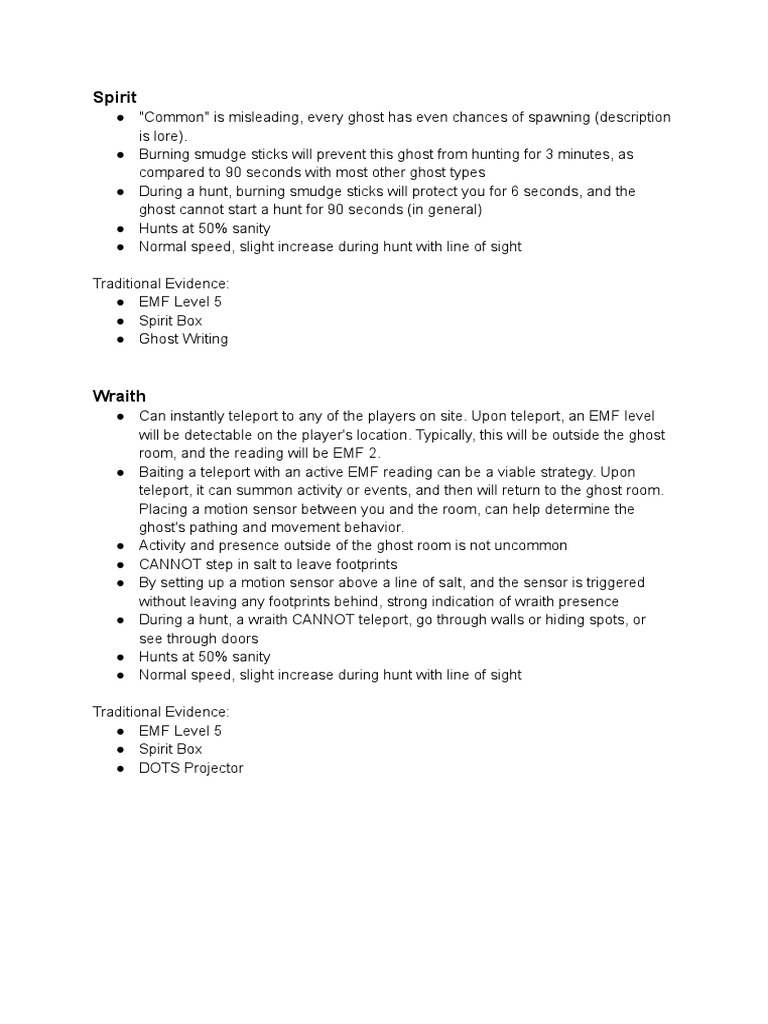 Phasmophobia | PDF