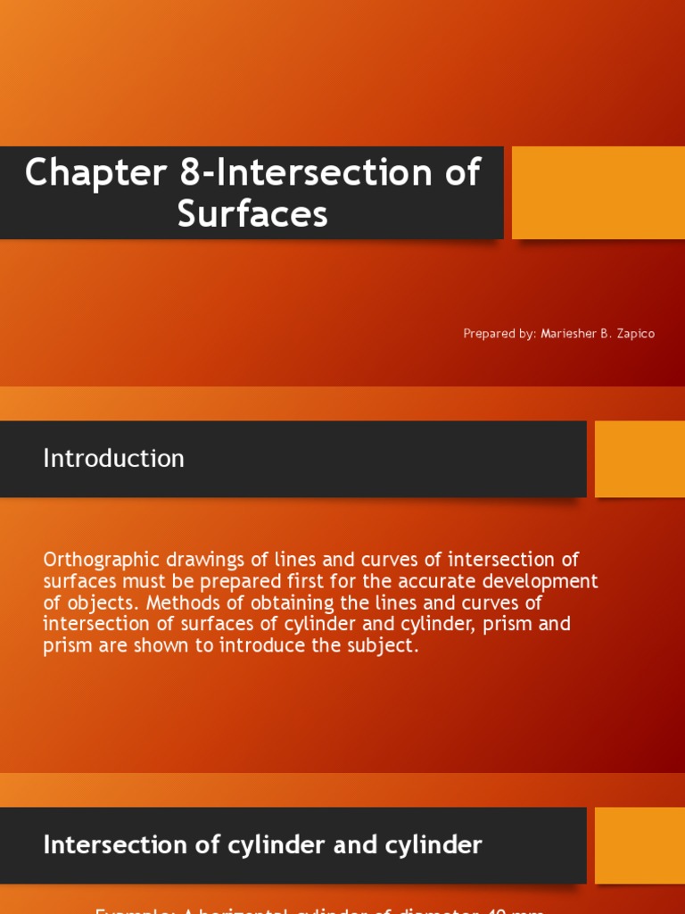 Intersection Of Surfaces Pdf 