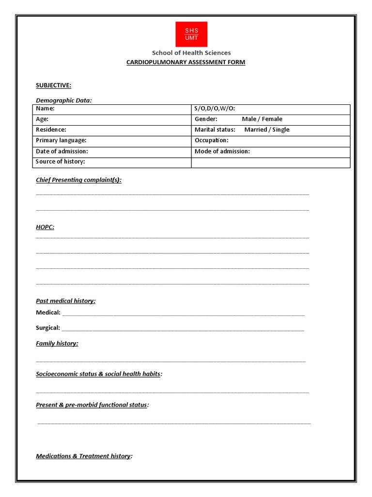 Cardiovascular Assessment 6 | PDF