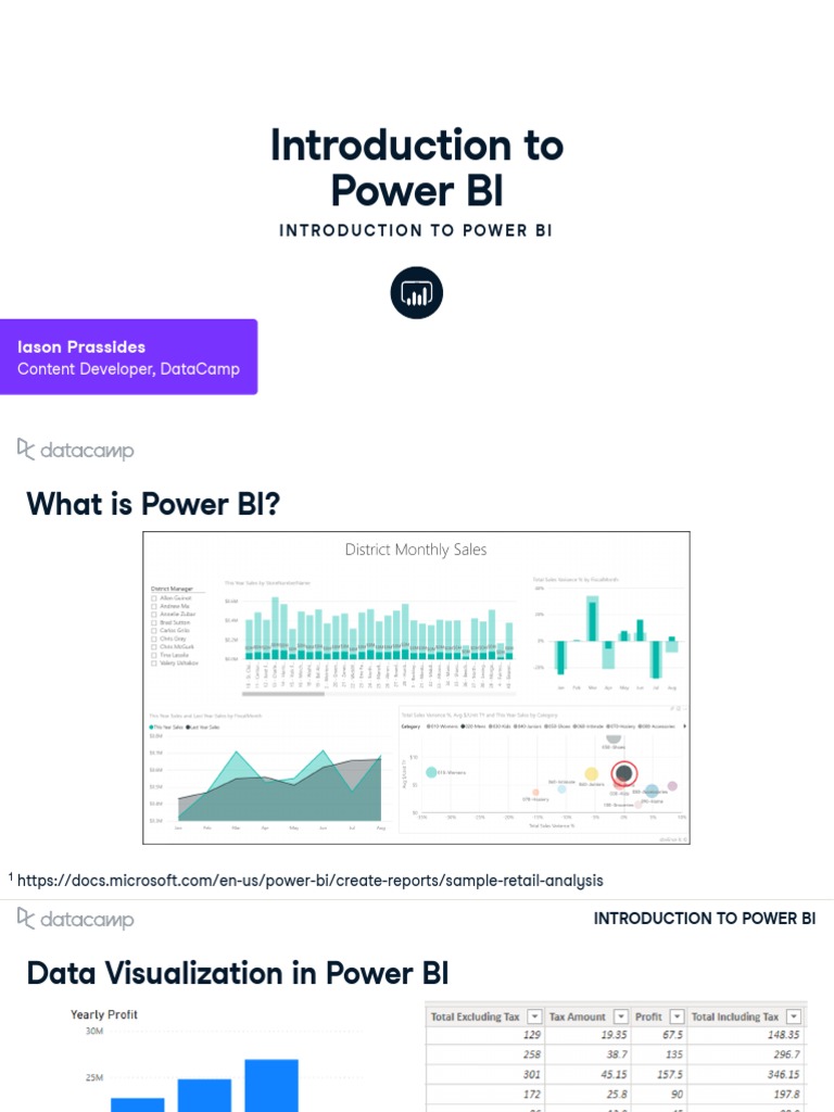 Power BI Overview and Learning Path | PDF | Data Analysis | Graphical ...