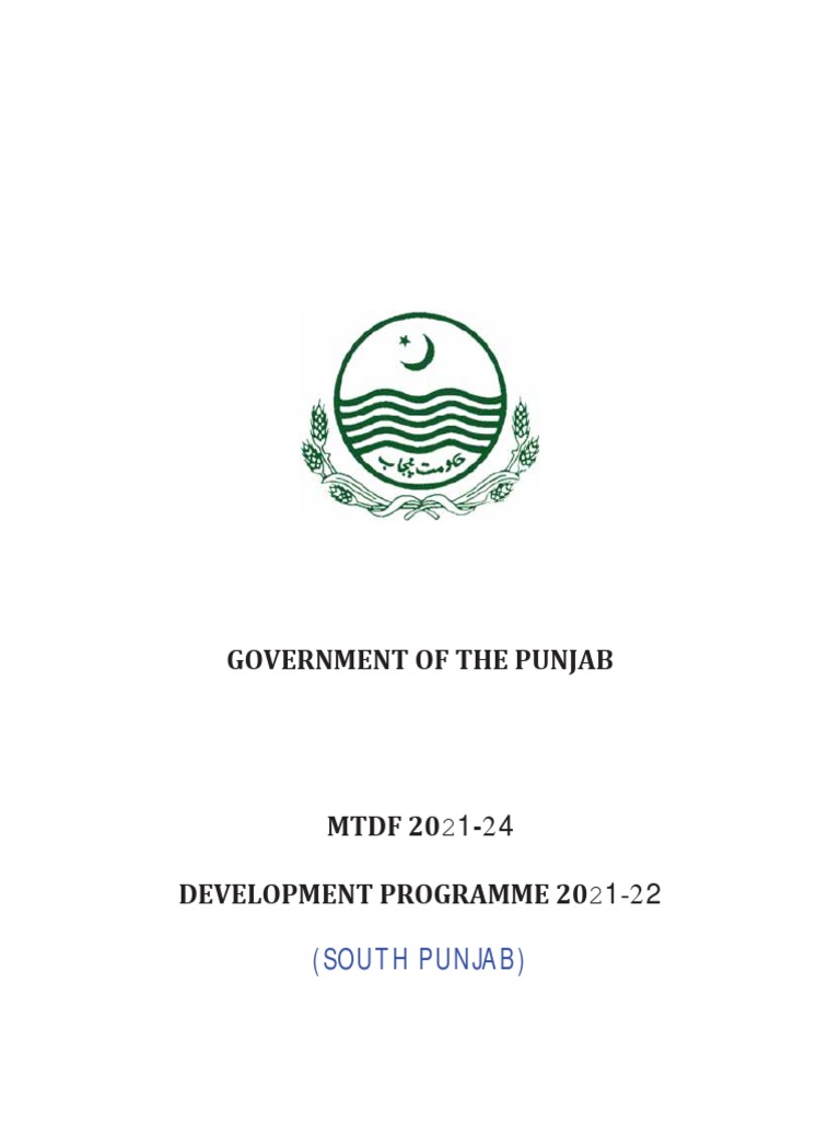 South Punjab Development Budget 2021-22 | PDF