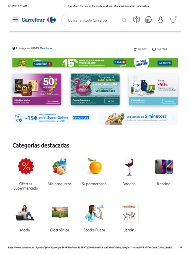 Carrefour - Ofertas en Electrodomésticos, Moda, Alimentación ...