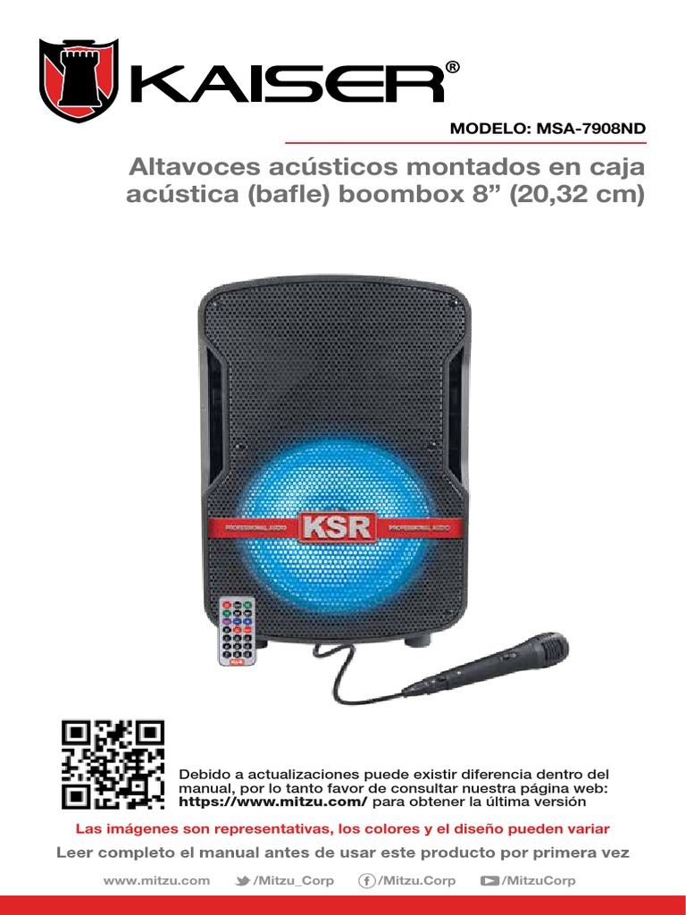 Msa7908nd Tarjeta Kser | PDF