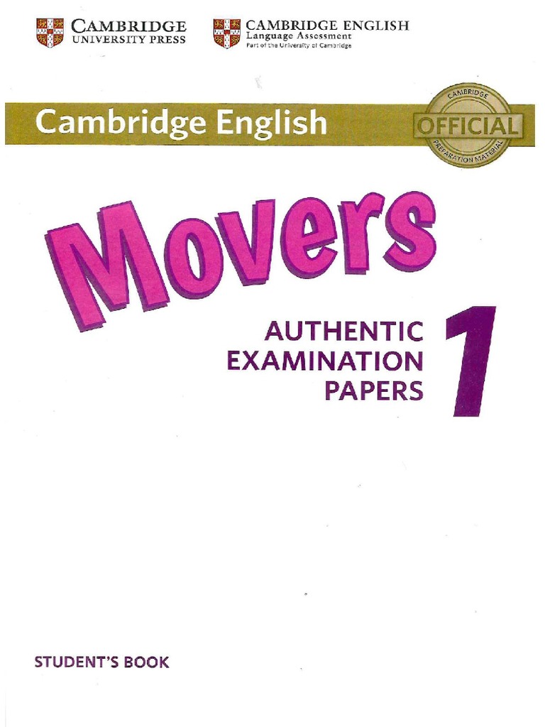 Movers 1 Students Book 2018 | PDF