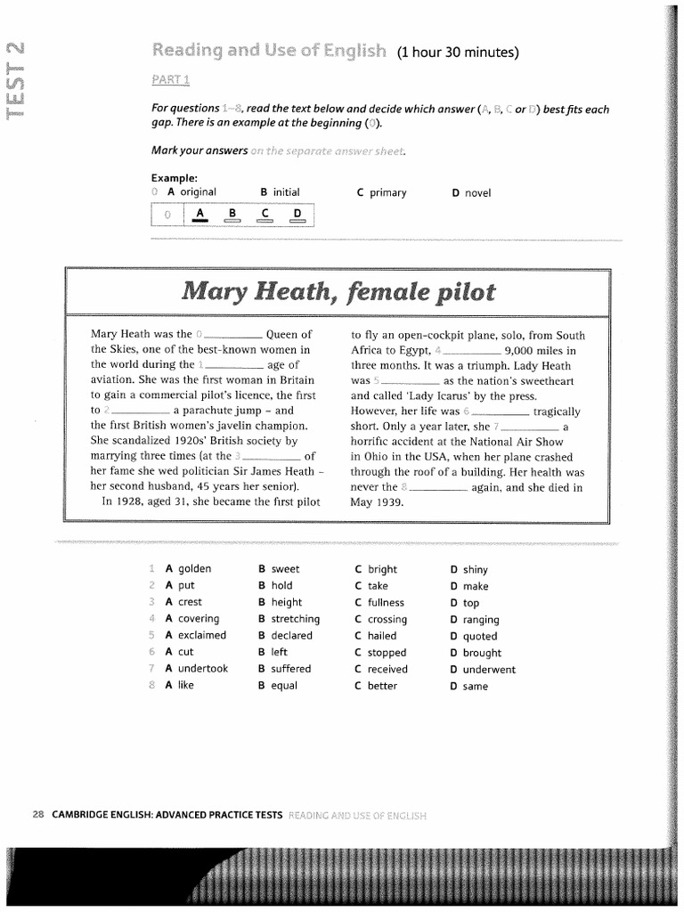 Test 2 Oxford C1 Pdf