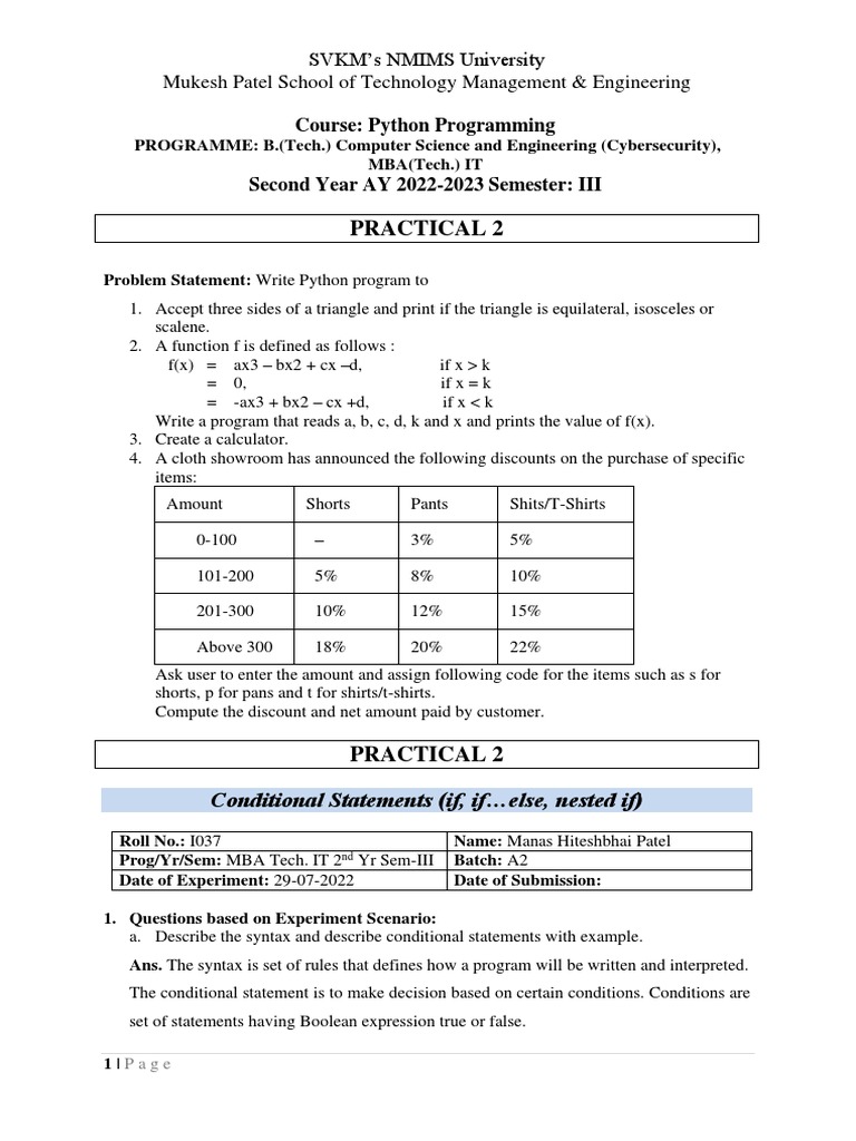 I037 - Manas Patel Experiment02 | PDF