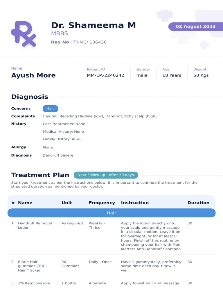 Ayush More RX MM-DA-2240242 | PDF | Wellness