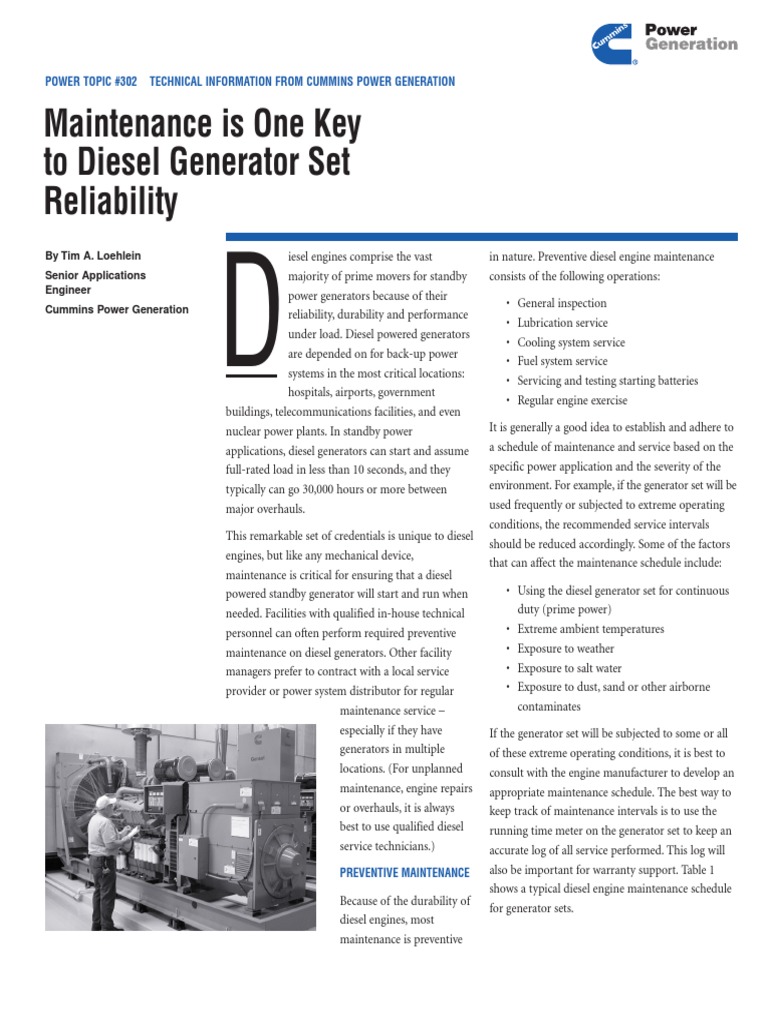 Diesel Maintenance | PDF