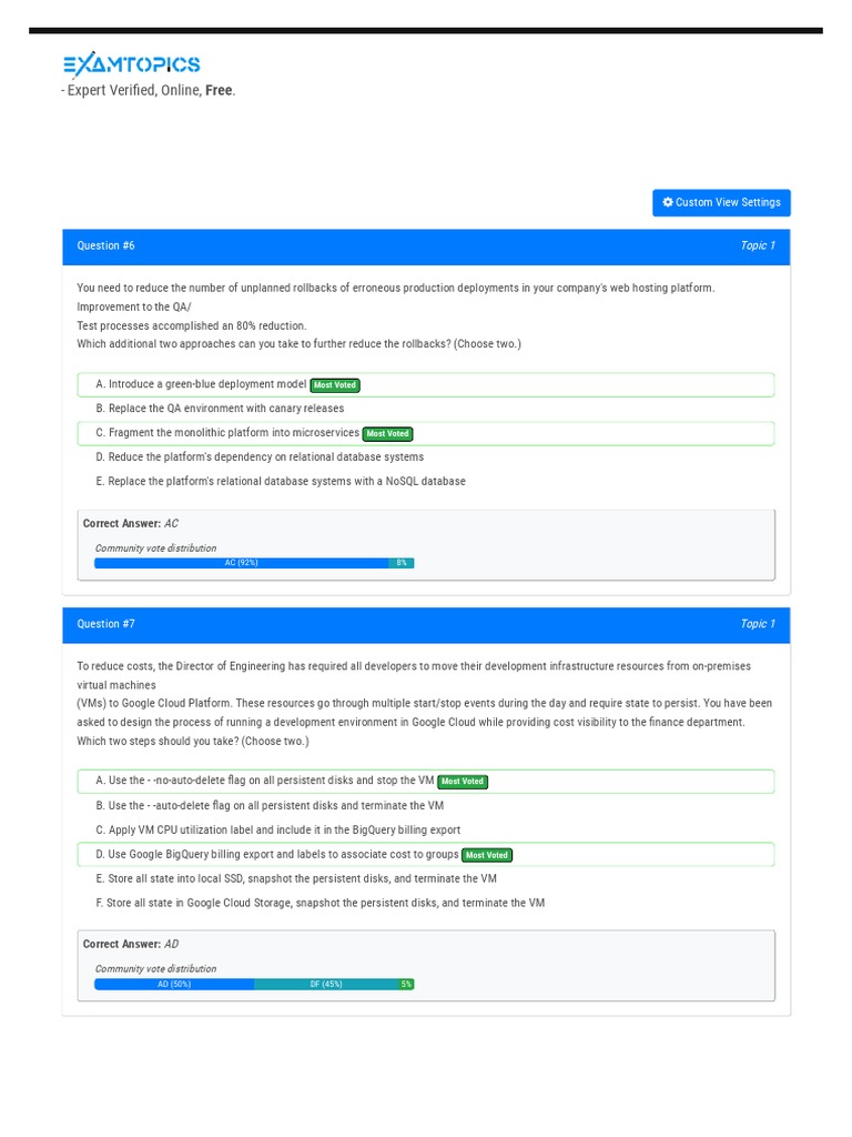 GCP Professional Cloud Architect Exam Insights | PDF | Cloud Computing | Load Balancing (Computing)