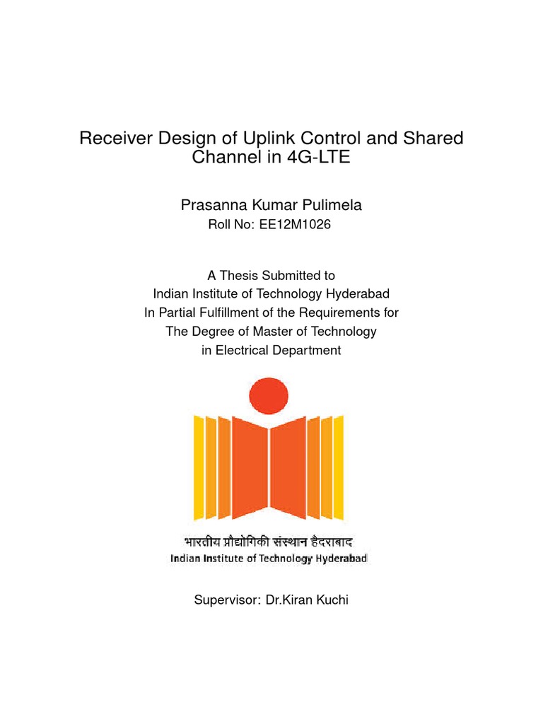 Receiver Design in Ul 4G | Download Free PDF | Duplex ...
