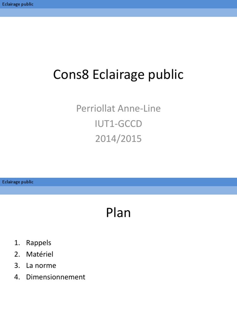 Eclairage_public | PDF