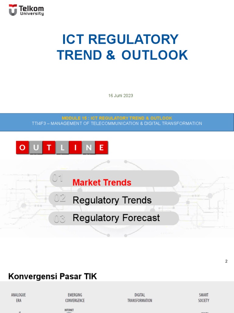 Module 15 - ICT Regulatory Trend & Outlook (1) | PDF