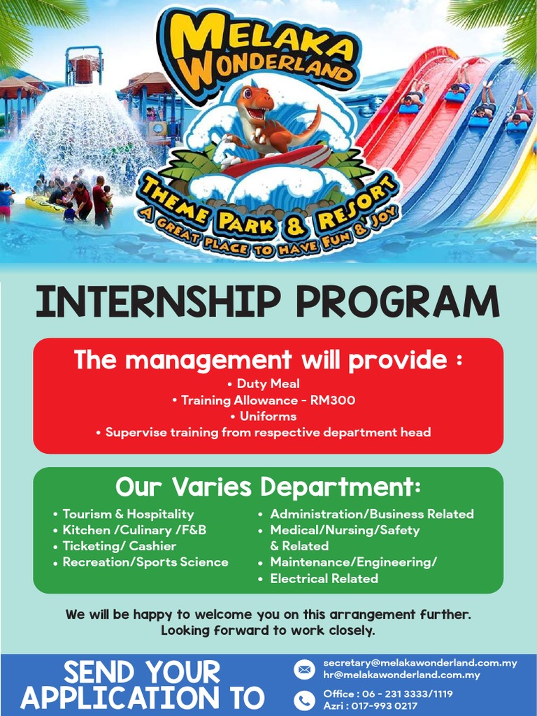 Internship (Melaka Wonderland) | PDF