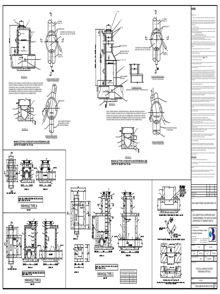 JBB 00 XX DR C 01503 - Typical SW Drainage Details | PDF