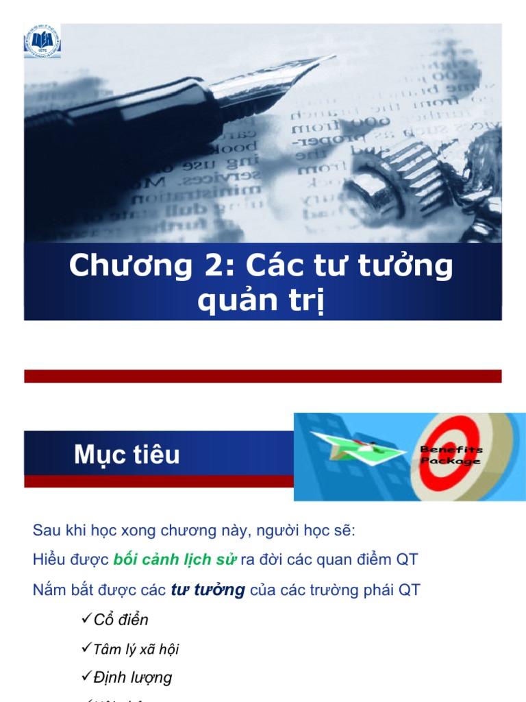 Chuong 2 - Cac Tu Tuong Quan Tri | PDF
