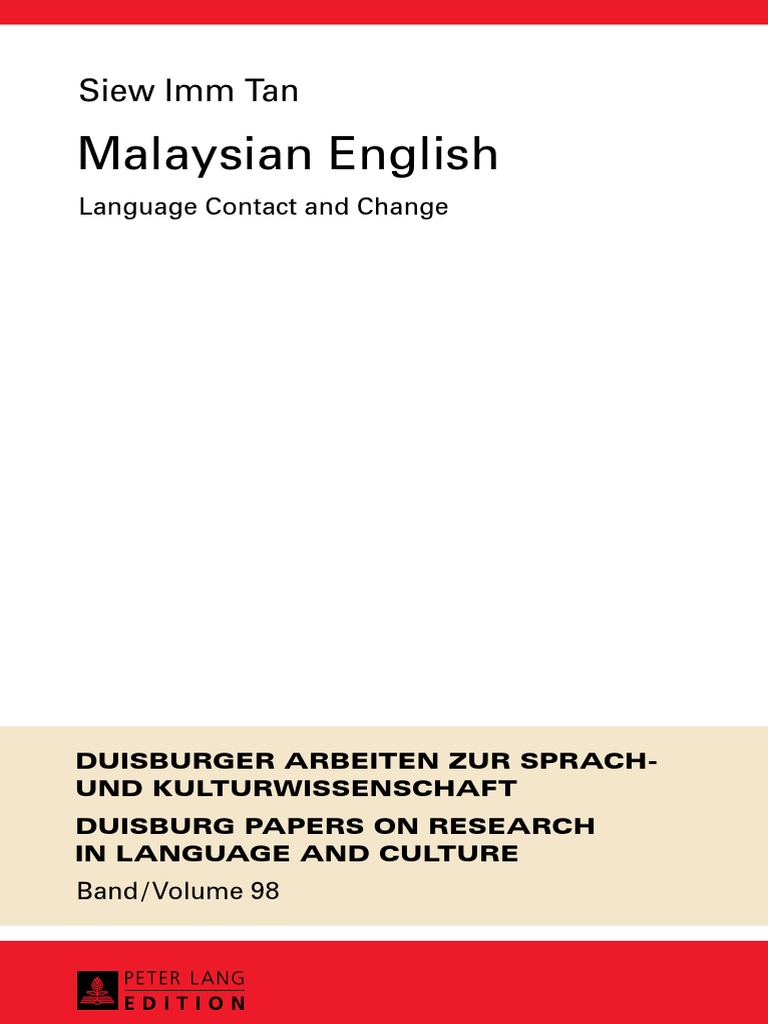 (Siew Imm Tan) Malaysian English Language Contact | PDF