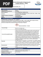 FISPQ Arla 32: Segurança e Composição | PDF | Águas residuais | Química