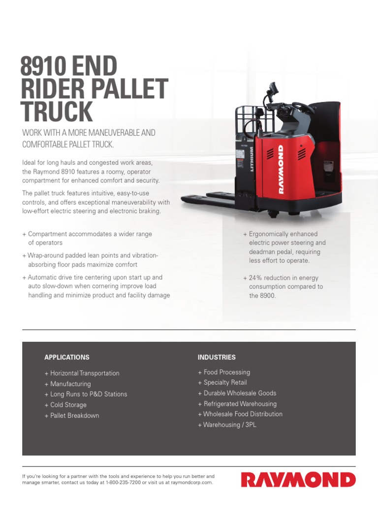 8910 End Rider Sell Sheet | PDF