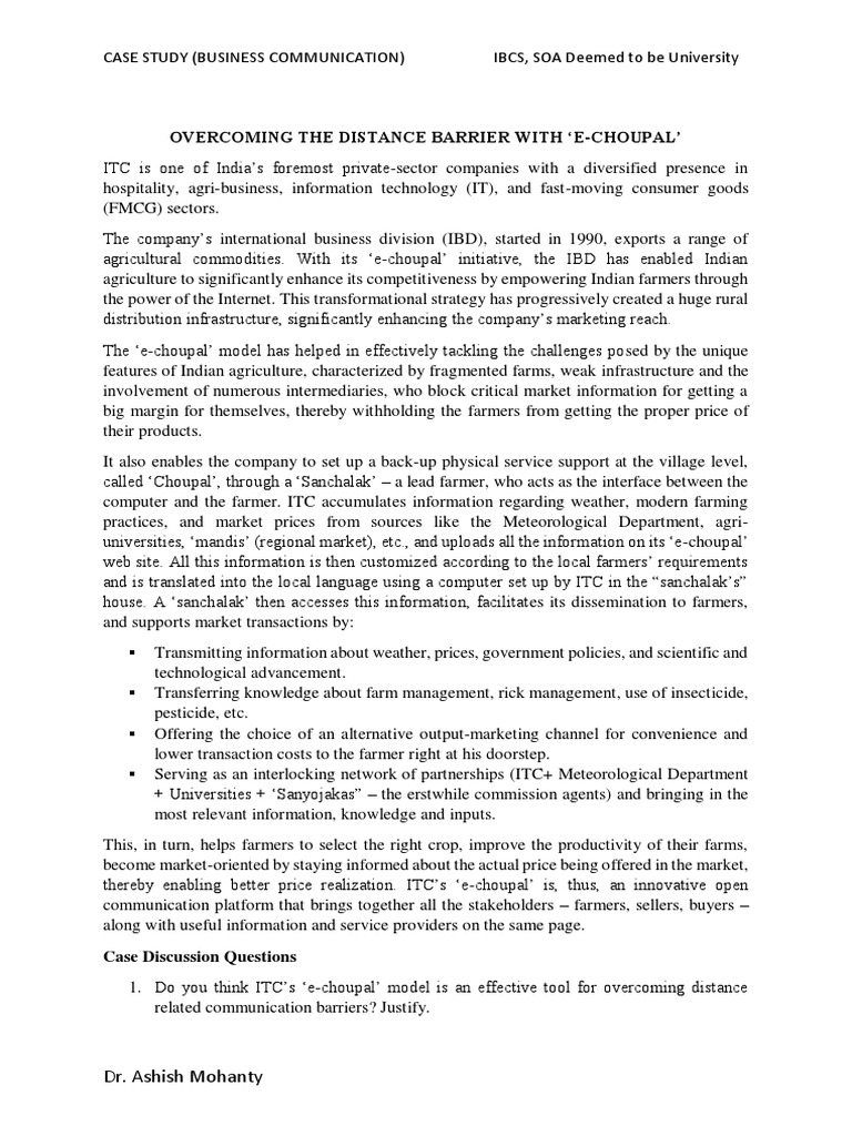 Case Study- Business Communication | PDF