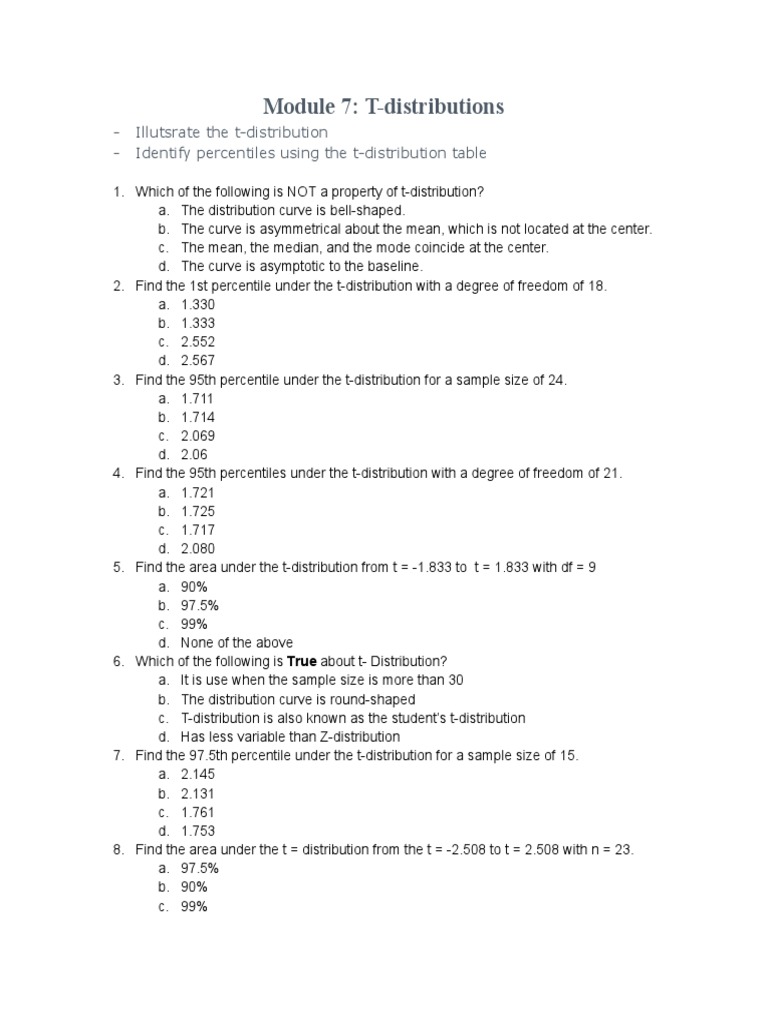Stats Question Group 1 | PDF