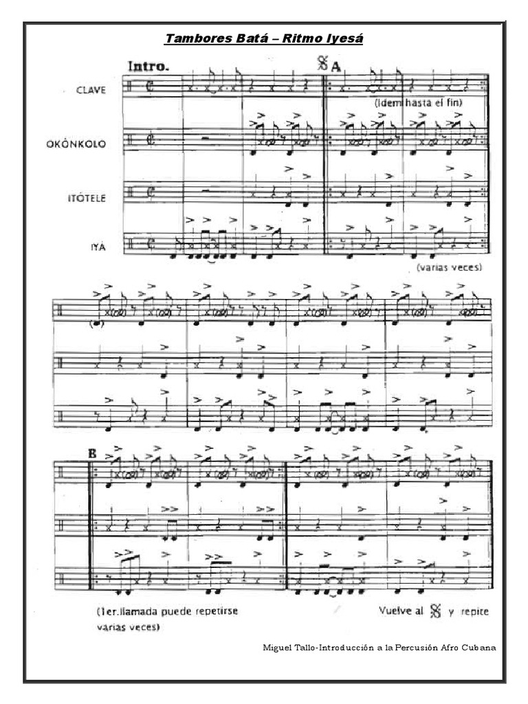 Ritmo Iyesá | PDF