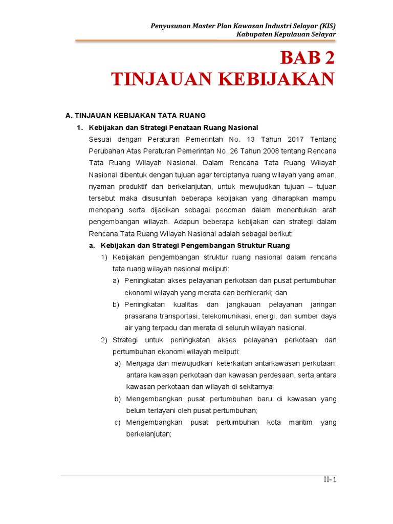 BAB II Tinjauan Kebijakan | PDF | Perjalanan | Teknologi & Rekayasa
