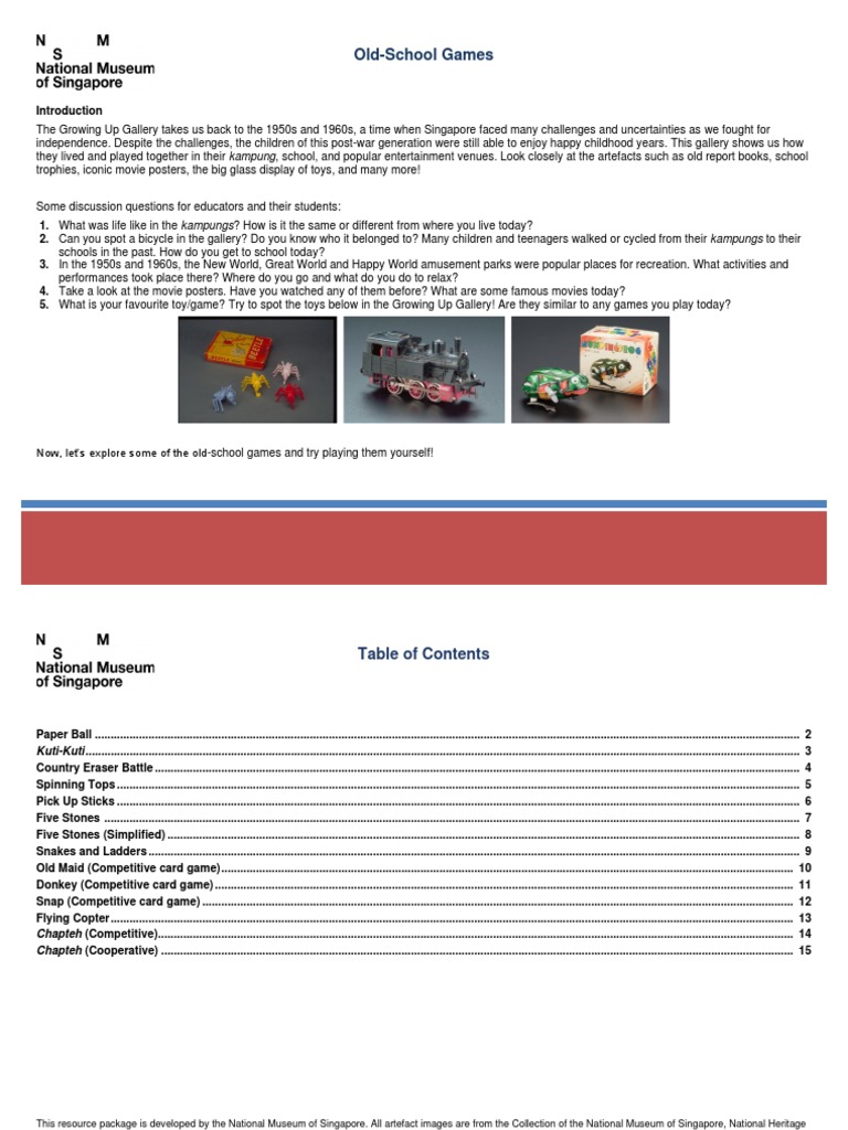 Visual Instructions For Old-School Games | PDF