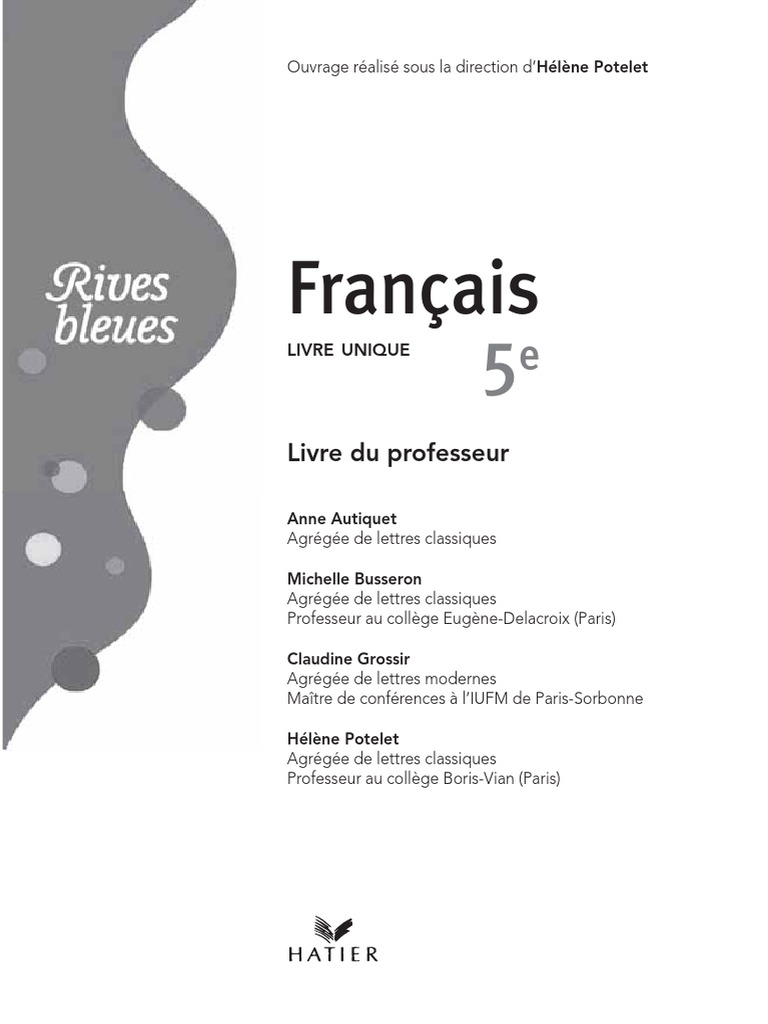 Rives Bleues 4e LPPDF 1 | PDF
