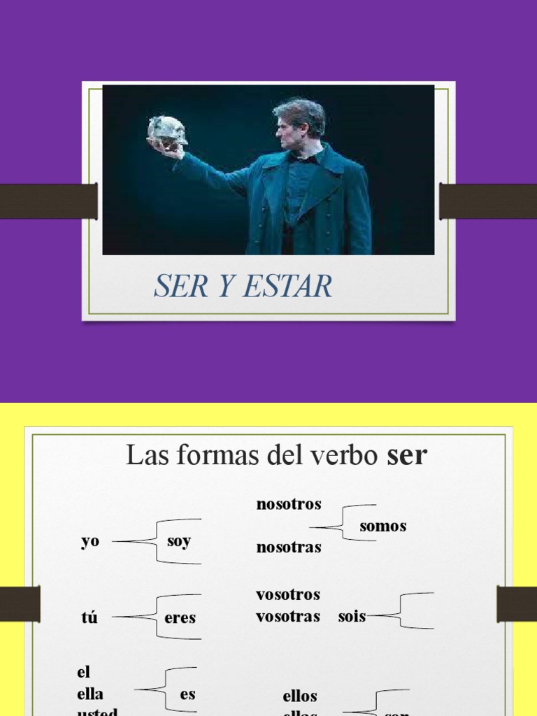Usos de los verbos Ser y Estar | PDF